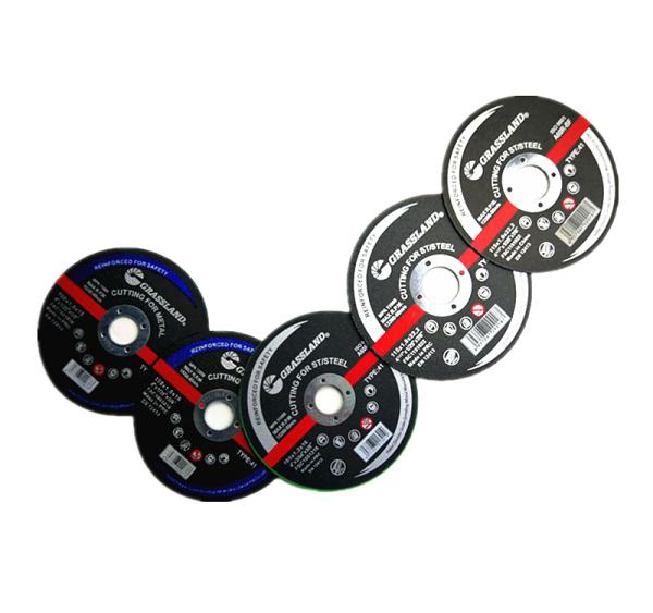 Quality Grassland Abrasive 80M/S Grinder Steel Cutting Disc Wheel 125x6x22 For Carbon Steel for sale