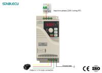 China Mini VFD 220V Single Phase Frequency Converter For Drawing Machines for sale