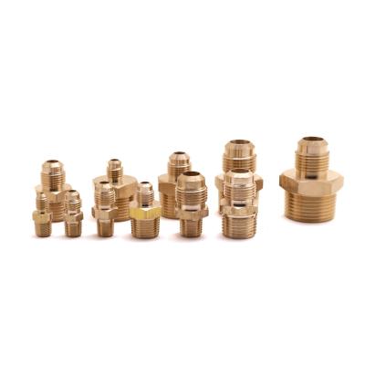 Cina Brass Fitting External Wire Flare Air Conditioning Copper Pipe Threaded Interface in vendita