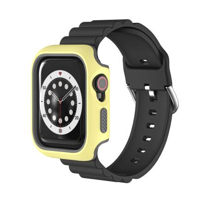 China Can Custom Drop Resistant Dual Color Protective Case TPU Protective Smart Watch Case Te koop
