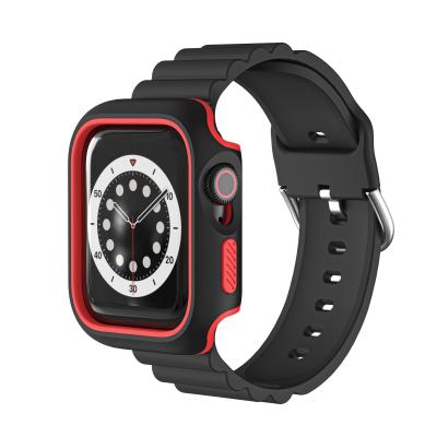 China Can Custom Drop Resistant Dual Color Protective Case TPU Protective Smart Watch Case Te koop