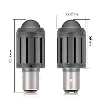 Cina G-View Motorcycle Headlamp Bulb 12-24V/ Led Bulbs Super Bright White Motorbike Head Lamp Scooter Accessories in vendita