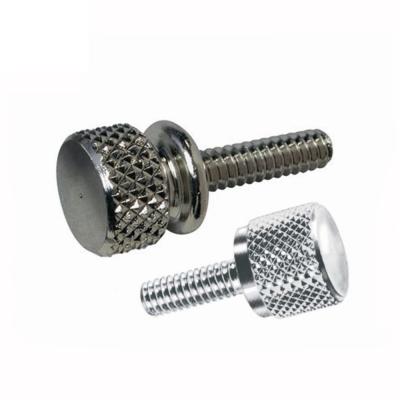 Cina Custom Stainless Steel Micro Screw With Knurled Head (M4-0.7) in vendita