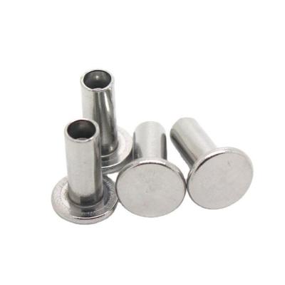 China Custom goedkope halftubbele metalen holle rivet aluminium boot rivet CNC bewerkingsonderdelen Te koop