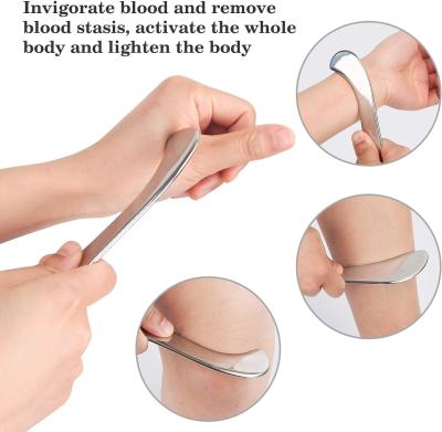 Cina Guasha Massage Tool, Grade Stainless Steel Scraping Tool For Soft Tissue Scraping,Upgrade Massage Tool, Physical Therapy in vendita