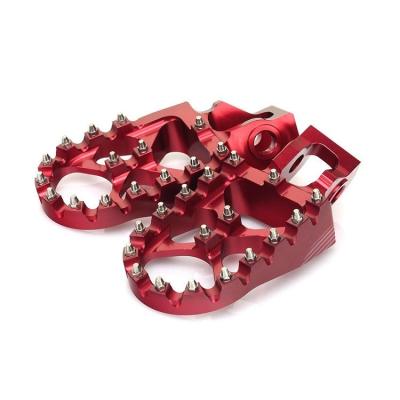 中国 Small Batch Manufacturing Customized CNC Machined High-Performance Metal Aluminum Motorcycle Dirt Bike Footpegs 販売のため