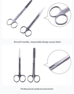 Cina Veterinary Stainless Steel Operating Scissors Curved Surgical Instruments in vendita
