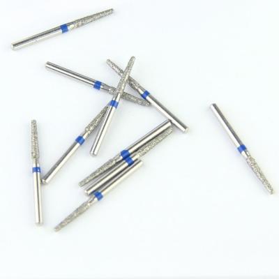Cina Medium Grit Taper Round Edge Fg High Speed Ce ISO Certified Dental Diamond Bur Dental Instruments in vendita