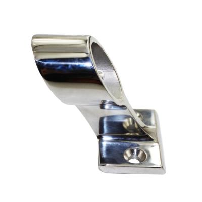 Cina Newest Marine Hardware Stainless Steel Boat Right Hand Rail Fitting In Yacht in vendita
