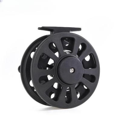Cina Explosive Models Top Fashion Solid Black Plastic Fly Fishing Reel in vendita