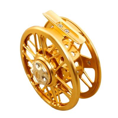 Cina Custom Saltwater Golden CNC Machined Fly Reel in vendita