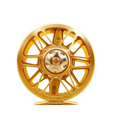 Cina Custom Saltwater Golden CNC Machined Fly Reel in vendita
