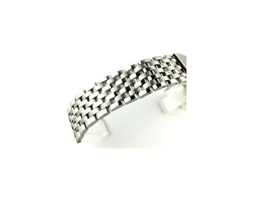 China Custom Solid Stainless Steel Watch Bracelet Links with Deployment Buckle Te koop