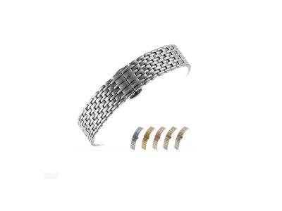 China Custom Solid Stainless Steel Watch Bracelet Links with Deployment Buckle Te koop