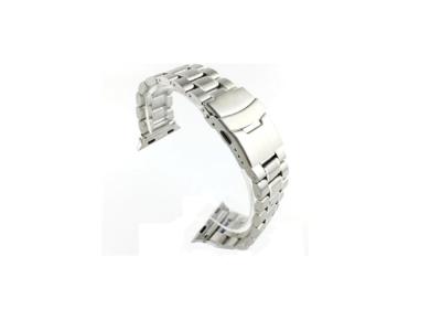 Cina Custom Solid Stainless Steel Watch Bracelet Links with Deployment Buckle in vendita