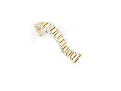 Cina Custom Solid Stainless Steel Watch Bracelet Links with Deployment Buckle in vendita