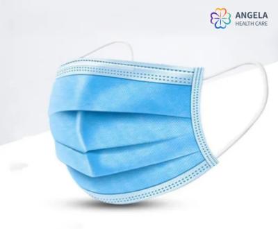China Hot Selling Blue Melt Blown Nonwoven Children Ethylene Oxide Sterilization Disposable Face Mask for sale