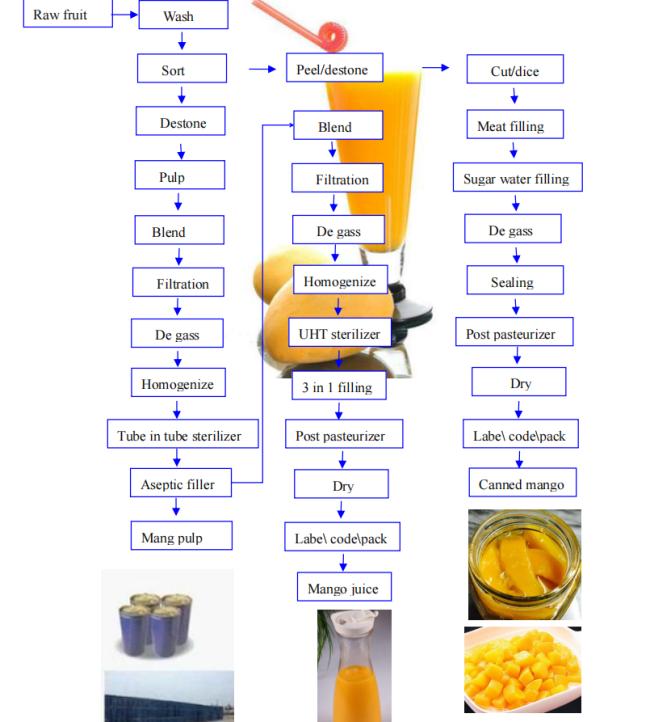 Commercial Fully Automatic Mango Pulp Juicer Production Line Mango Jam Making Machine