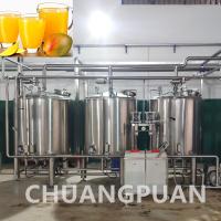 China High Performance Mango Pulp Production Line 20 - 150KW Processing Pulping for sale