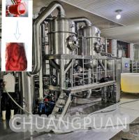 China Double Effect Vacuum Concentrator for Tomato Paste / Fruit Jam Concentrate With Low temperature for sale