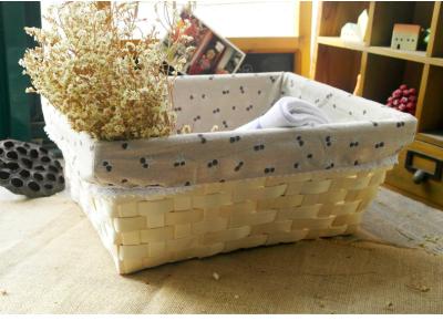 China wood basket storage box sundries basket for sale