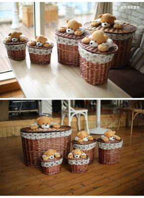 China Laundry basket willow basket storage basket for sale