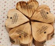 China Unique Natural Unfinished Wood Craft Hinged Box for Christmas Packaging for sale