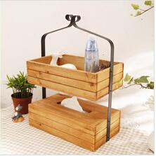 China New design Cheap Printed wooden tissue box for sale