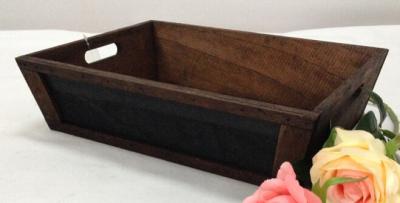 China wood tray with black board for sale