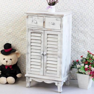 China Easylife Grey White Wooden Drawers Cabinet Bedroom Bathroom TV Cabinet for sale