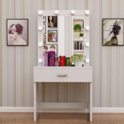 China Eco-Friendly cheap dressing table mirror with led lights for sale