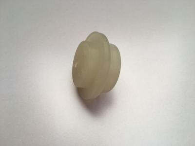 China Clear Color Silicone Molded Rubber Parts with Three Small Holes Rubber Plug for sale