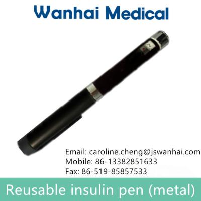 China Reusable insulin pen (metal) for sale