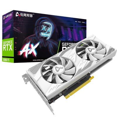 China hot price type ax rtx3060 3060ti x2w new gamming 8gb lhr workstation new white graphics card for sale