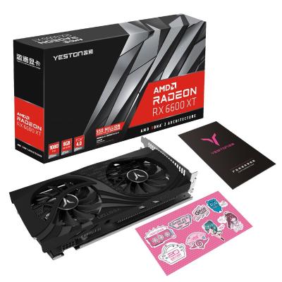 China Cheap Ultra Rare Workstation Geforce AMD RX 6600XT 8G Platinum Card for sale