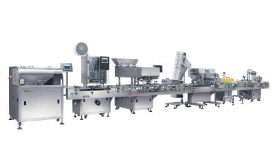China 10-500 ml Pharmaflow Automated Tablet Bottling Machine Lijn Te koop