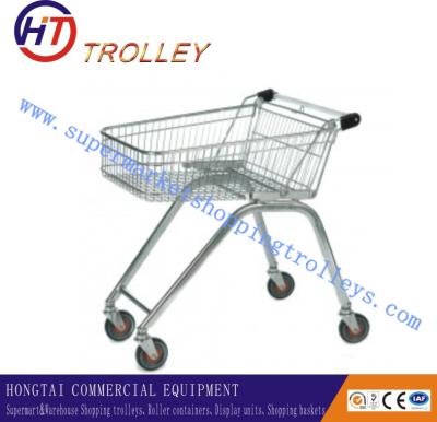 Cina Carretti materiali d'acciaio dei carrelli di acquisto del supermercato di stile europeo spiegati in vendita