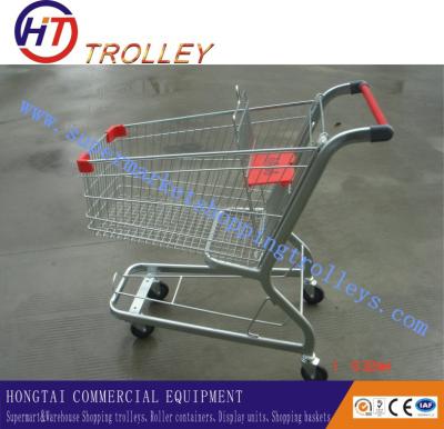 Cina Carretto dei carrelli di acquisto del supermercato placcato zinco spiegato per l'esportazione in vendita