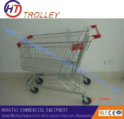 Cina carrello di trasporto della lastra di zinco dei carrelli/carretti di acquisto del supermercato 240L in vendita
