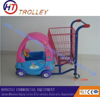 Cina carrello di plastica del supermercato 20L per cromato dei bambini spiegato in vendita