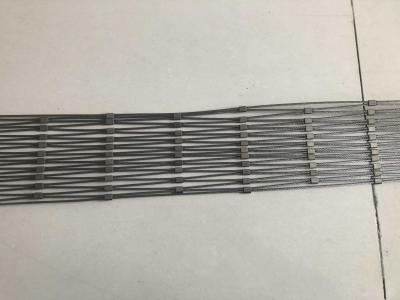 China 2mm Thickness 304 Ss Rope Mesh Decorative For Zoo Balustrade for sale