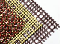 China Custom Anodized Architectural Metal Mesh Partition Wall Divider for sale