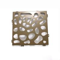 Cina PVDF decorativo architettonico dell'interno ha perforato le facciate del metallo 1500x2500mm in vendita