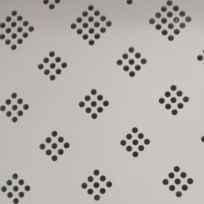 Perforated metal panels in architectural application