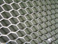 China Galvanized Expanded Metal Mesh Grille Diamond Hexagon Hole for sale