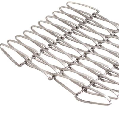 Cina Rivestimento in polvere di alluminio in acciaio inossidabile grille decorative di filo tessuto a maglia in vendita