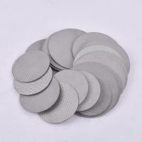 China Disc Technique Multi Layer Sintered Filter Mesh For 5um for sale
