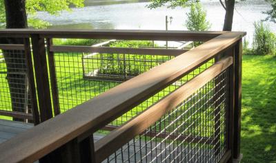 China Architectural Stainless Steel 1mm 2mm Crimped Woven Wire Mesh for Railing Crimped Mesh Fencing for sale