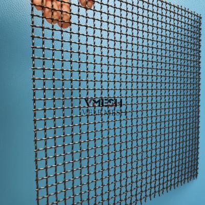 중국 금속 외관 인테리어/외장을 위한 맞춤형 와이어 직경 스테인리스 스틸 압착 와이어 메쉬 판매용