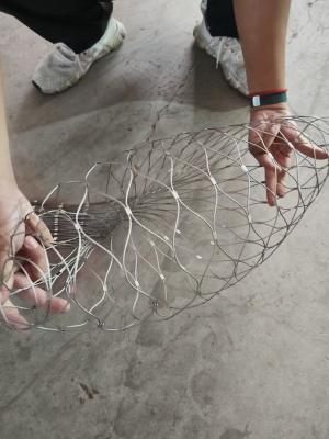 China Custom Size Stainless Steel 304 Lightweight 1mm 1.5mm Anti-theft Safety Wire Mesh Bag for sale